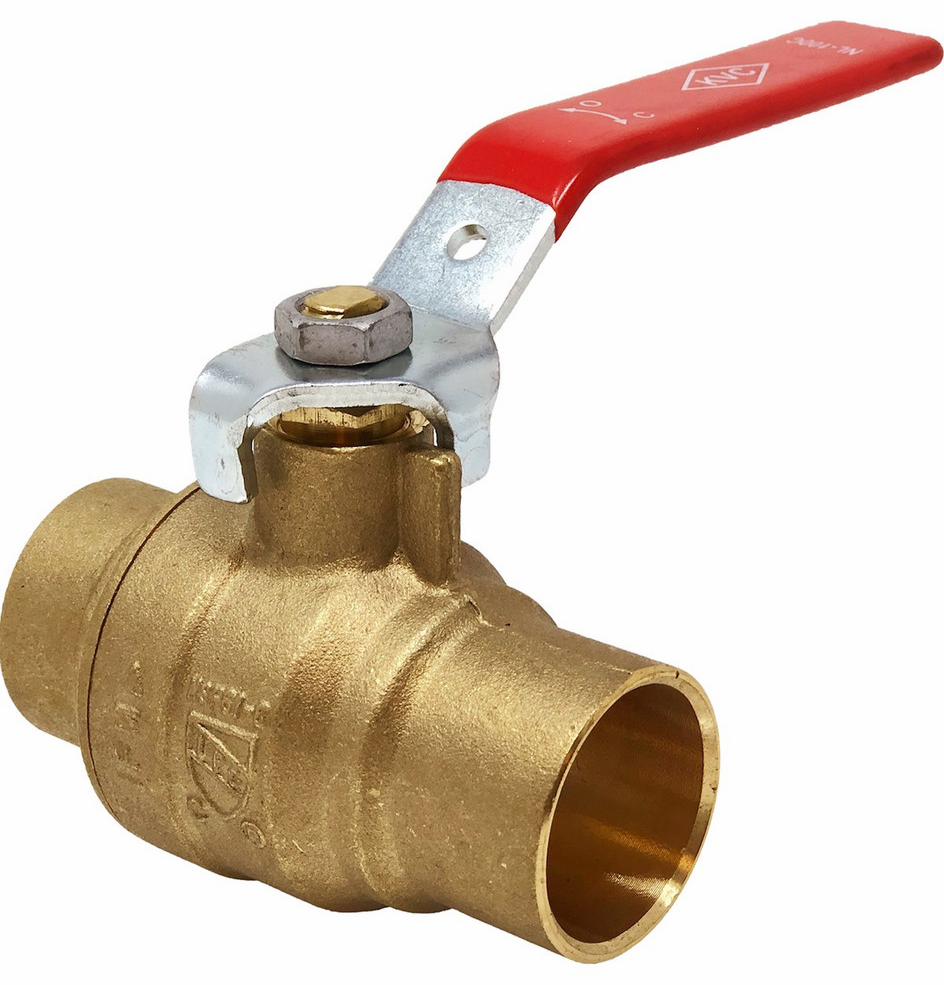 Kvc 1/2 CXC BRS F/PRT BALL VALVE 600WOG NL-100C0050 | Shop Online ...