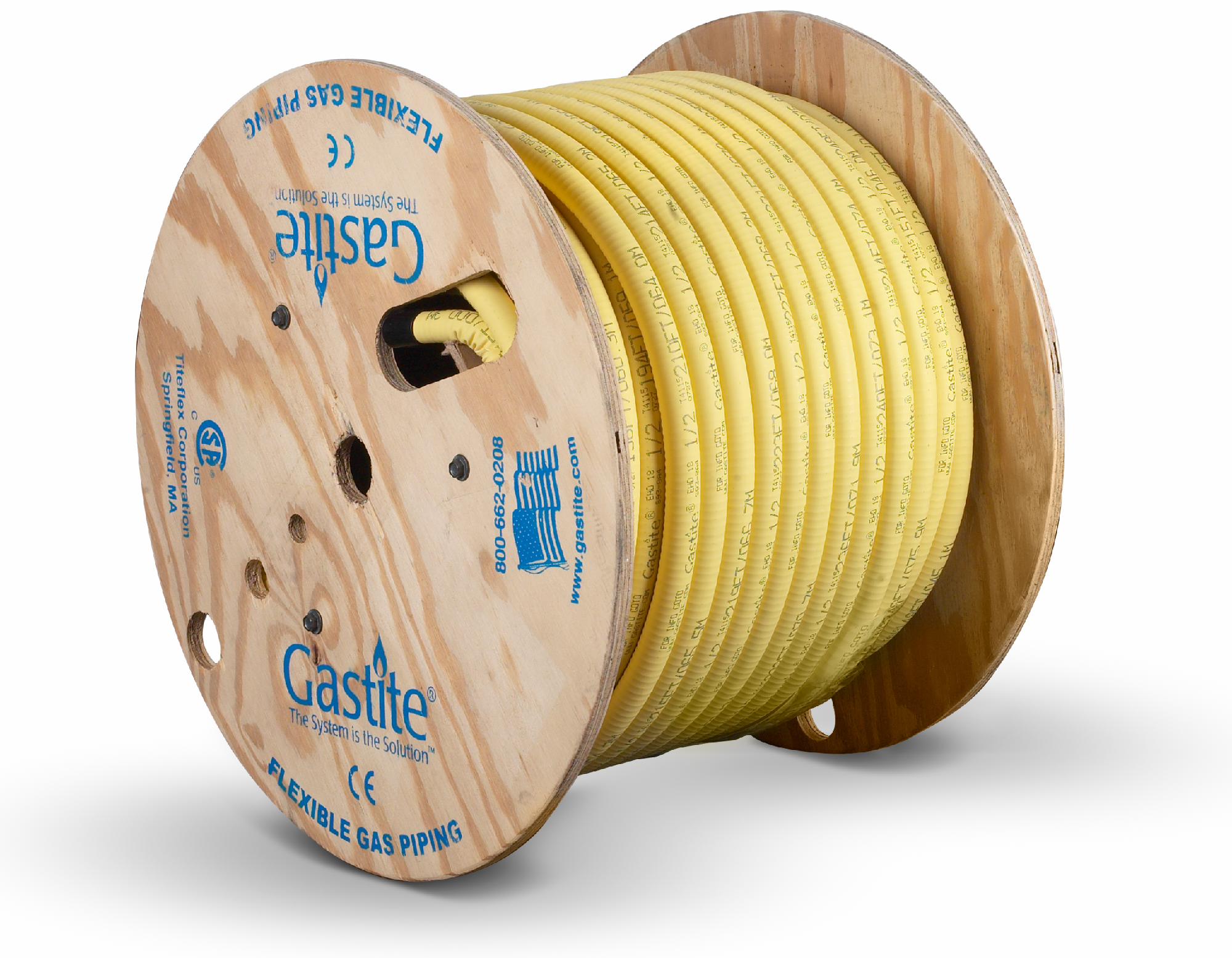 GASTITE 3/8" Corrugated Stainless Steel Tubing S93-6A4-250 | Shop ...